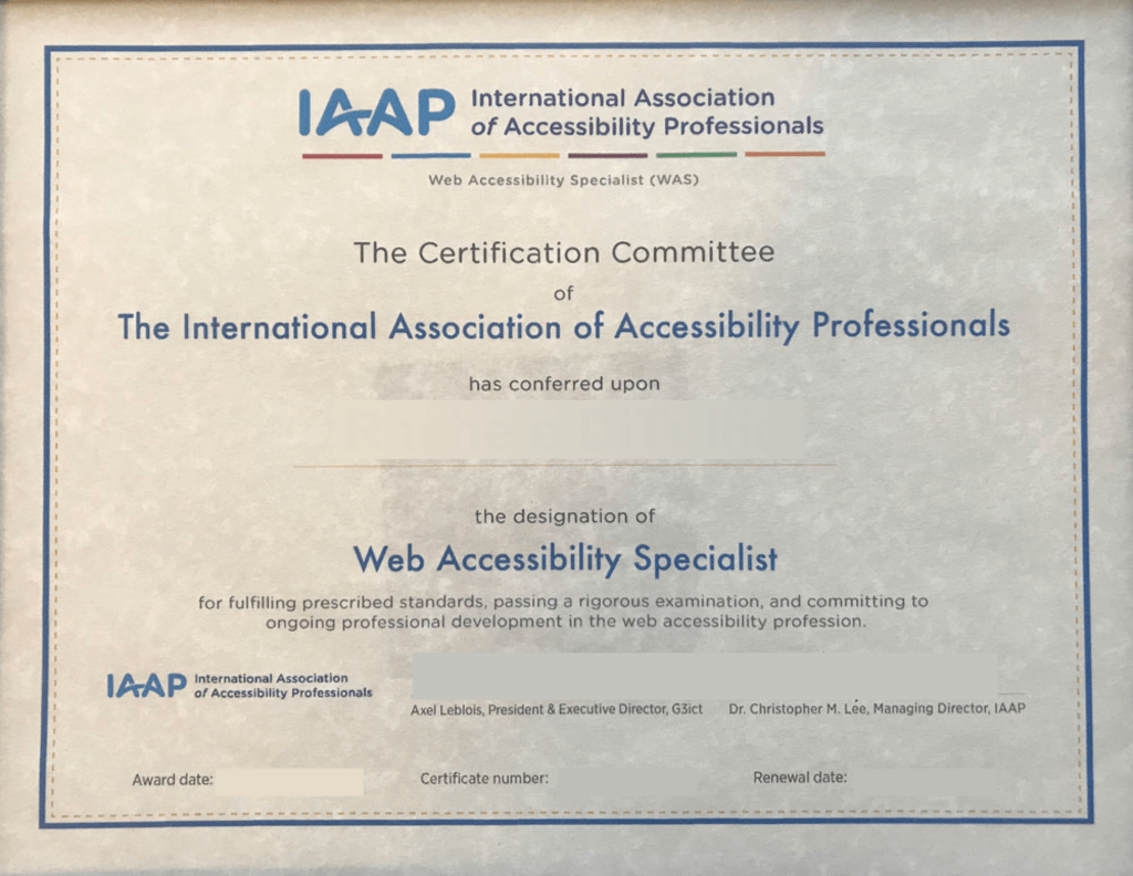 Web accessibility certifications (Are they worth it?)