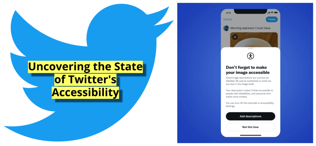 Twitter Accessibility: Advancements, Obstacles, and Remedies